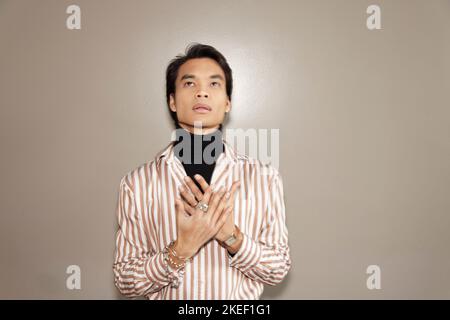 Paris, France. 11th Nov 2022. France President Emmanuel Macron holds a ...