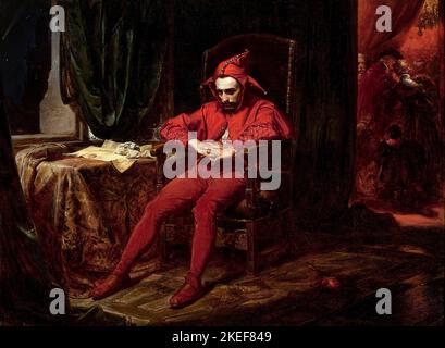 Jan Matejko, Stanczyk, 1862, Warsaw National Museum, Warsaw Stock Photo ...