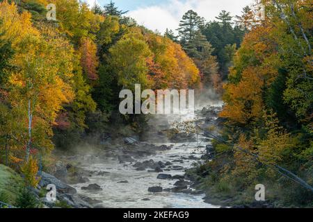 Aziscohos station recreation area western Maine Stock Photo - Alamy