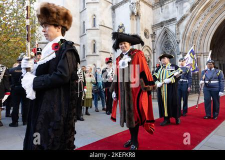 The new Lord Mayor of London Nicholas Lyons, with his wife Felicity ...