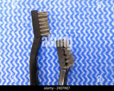 Closeup Image Of Used Surgical Instrument Cleaning Brushes Stock Photo ...