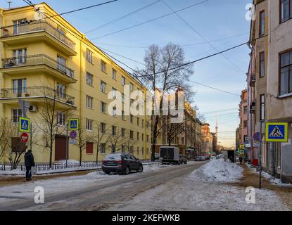 Podkovyrkova street house 9. Petrograd side. St. Petersburg. Russia ...