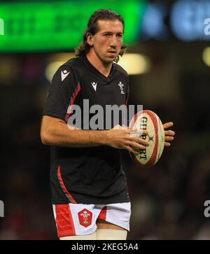 Justin Tipuric of Wales during the 2022 Autumn Nations Series, rugby ...