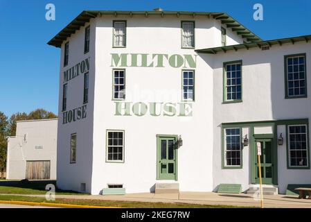 Milton, Wisconsin - United States - November 7th, 2022: The exterior of ...