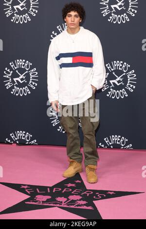 Vincent Rayvon attends the Opening of Flipper's Roller Boogie Palace in ...