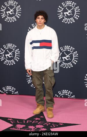 Vincent Rayvon attends the Opening of Flipper's Roller Boogie Palace in ...