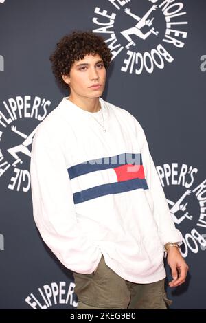 Vincent Rayvon attends the Opening of Flipper's Roller Boogie Palace in ...