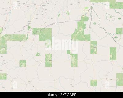 Ouham, prefecture of Central African Republic. High resolution ...