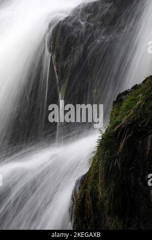 The Afon Lliw Waterfall Stock Photo - Alamy