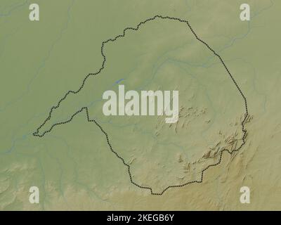 Vakaga, prefecture of Central African Republic. Open Street Map ...