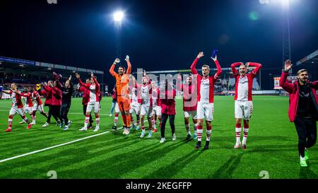 EMMEN, Stadium Oude Meerdijk, 12-11-2022 , season 2022 / 2023 , Dutch ...