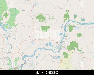 Kampong Cham, province of Cambodia. Open Street Map. Locations and names of major cities of the ...
