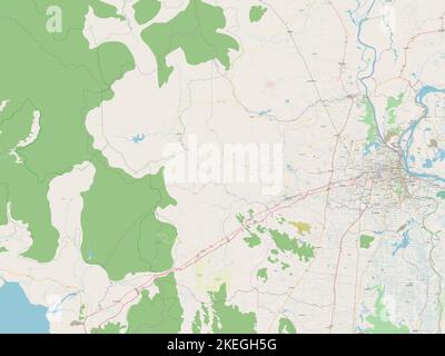 Kampong Sp, province of Cambodia. Open Street Map. Locations and names ...