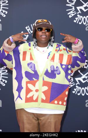 Teni attends the opening of Flipper's Roller Boogie Palace in London ...