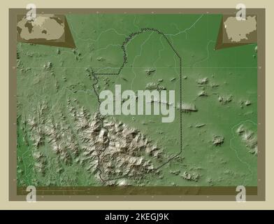 Krong Pailin, municipality of Cambodia. Elevation map colored in wiki ...