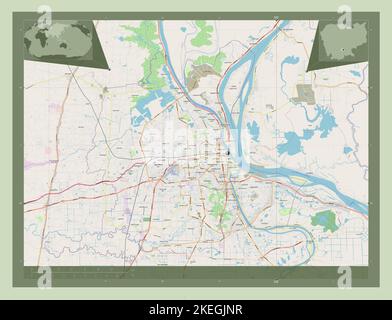 Phnom Penh, municipality of Cambodia. Open Street Map. Locations and ...