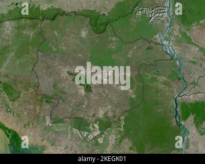 Preah Vihear, province of Cambodia. High resolution satellite map ...