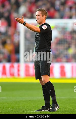 John of Nottingham Forest gestures during the Premier League match ...