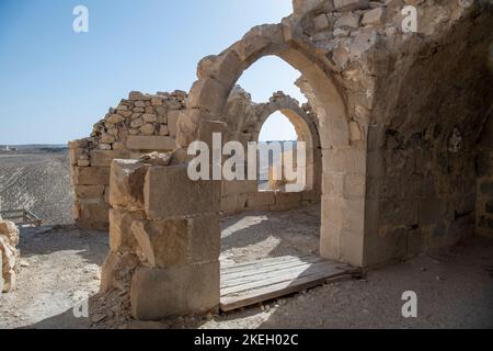Ruins Shobak 12th century Crusader Castle southern Jordan 2 Stock Photo ...
