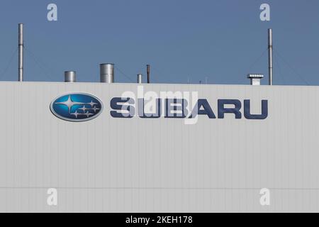 Lafayette - Circa November 2022: Subaru manufacturing plant. Subaru ...