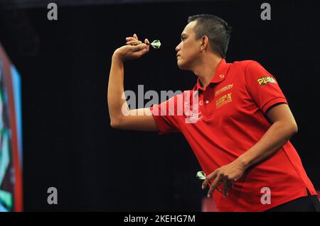 WOLVERHAMPTON, ENGLAND - NOVEMBER 12: Christian Perez of Philippines ...