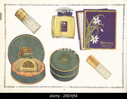 CPC brand cosmetics from 1926. Bottle of Liquid Shampoo, bottle of ...