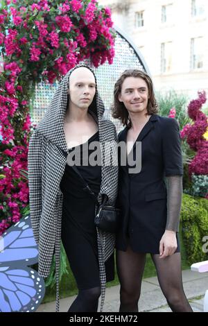 Guests attend the opening Party for 'This Bright Land' at Somerset ...