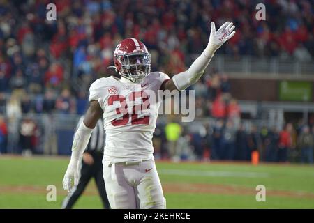 Alabama Crimson Tide linebacker Deontae Lawson (0) during media day for ...