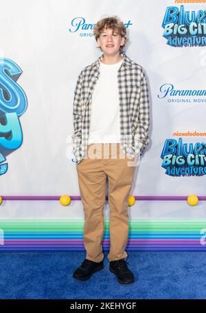 Jacob Soley attends premiere of Blue's Big City Adventure at Regal ...