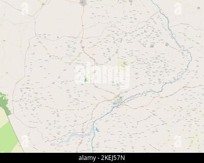 Logone Occidental, region of Chad. Open Street Map. Locations and names ...