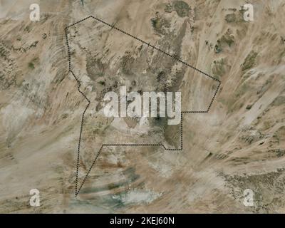 Tibesti, region of Chad. High resolution satellite map. Locations of ...
