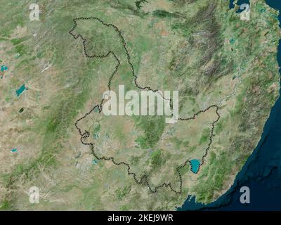 Heilongjiang, province of China. High resolution satellite map ...