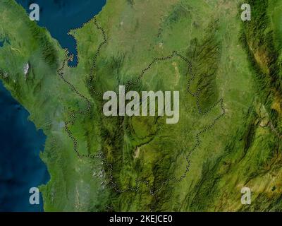 Antioquia, department of Colombia. Low resolution satellite map ...