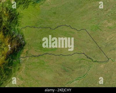 Arauca, intendancy of Colombia. Low resolution satellite map. Locations ...
