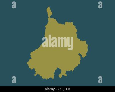 Santander, department of Colombia. Solid color shape. Locations and ...