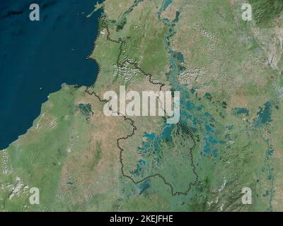 Sucre, department of Colombia. High resolution satellite map. Locations ...