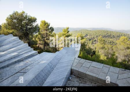 The Arthur Rubinstein Panorama memorial site, overlooking Jerusalem ...