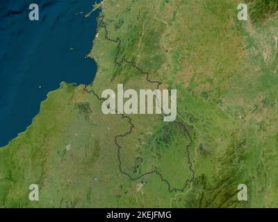 Sucre, department of Colombia. Low resolution satellite map. Locations ...
