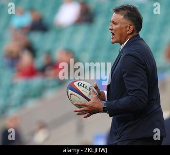 London ENGLAND - November 12: Jamie Joseph Coach of Japan during Autumn ...