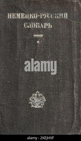 The "German-Russian dictionary" by Nessler, first published in 1930 in ...