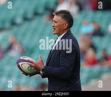 London ENGLAND - November 12: Jamie Joseph Coach of Japan during Autumn ...