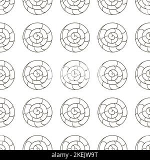 Coloring pattern with sweets. Candies. Round lollipops seamless pattern ...
