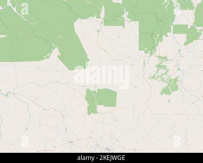 Sankuru, province of Democratic Republic of the Congo. Colored ...