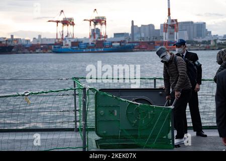Tokyo, Japan. 13th Nov, 2022. The JS Mogami of the Japan Maritime Self ...