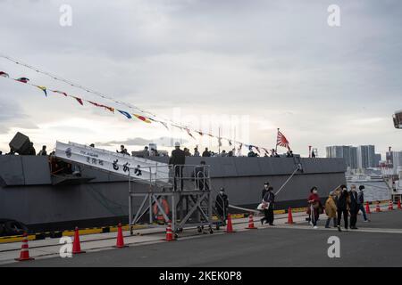 Tokyo, Japan. 13th Nov, 2022. The JS Mogami of the Japan Maritime Self ...