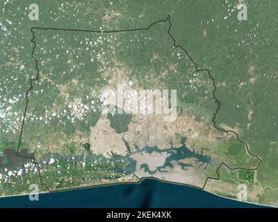 Abidjan, autonomous district of Cote d'Ivoire. Open Street Map ...