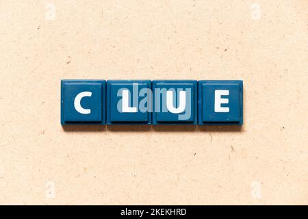 Tile letter in english word like on wood background Stock Photo - Alamy
