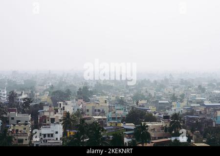 Kolkata City of Joy Skyline View. Landscape Scenery Urban India ...