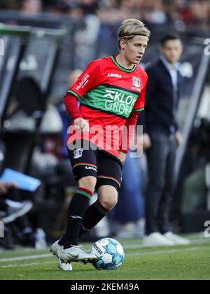NIJMEGEN - Magnus Mattsson of NEC Nijmegen during the Dutch Eredivisie ...
