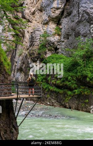 The Aare Gorge in the Swiss mountains Stock Photo - Alamy